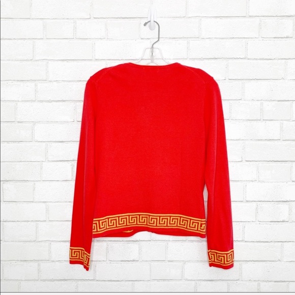 Lilly Pulitzer | Sweaters | Lilly Pulitzer Pink And Gold Greek Key ...